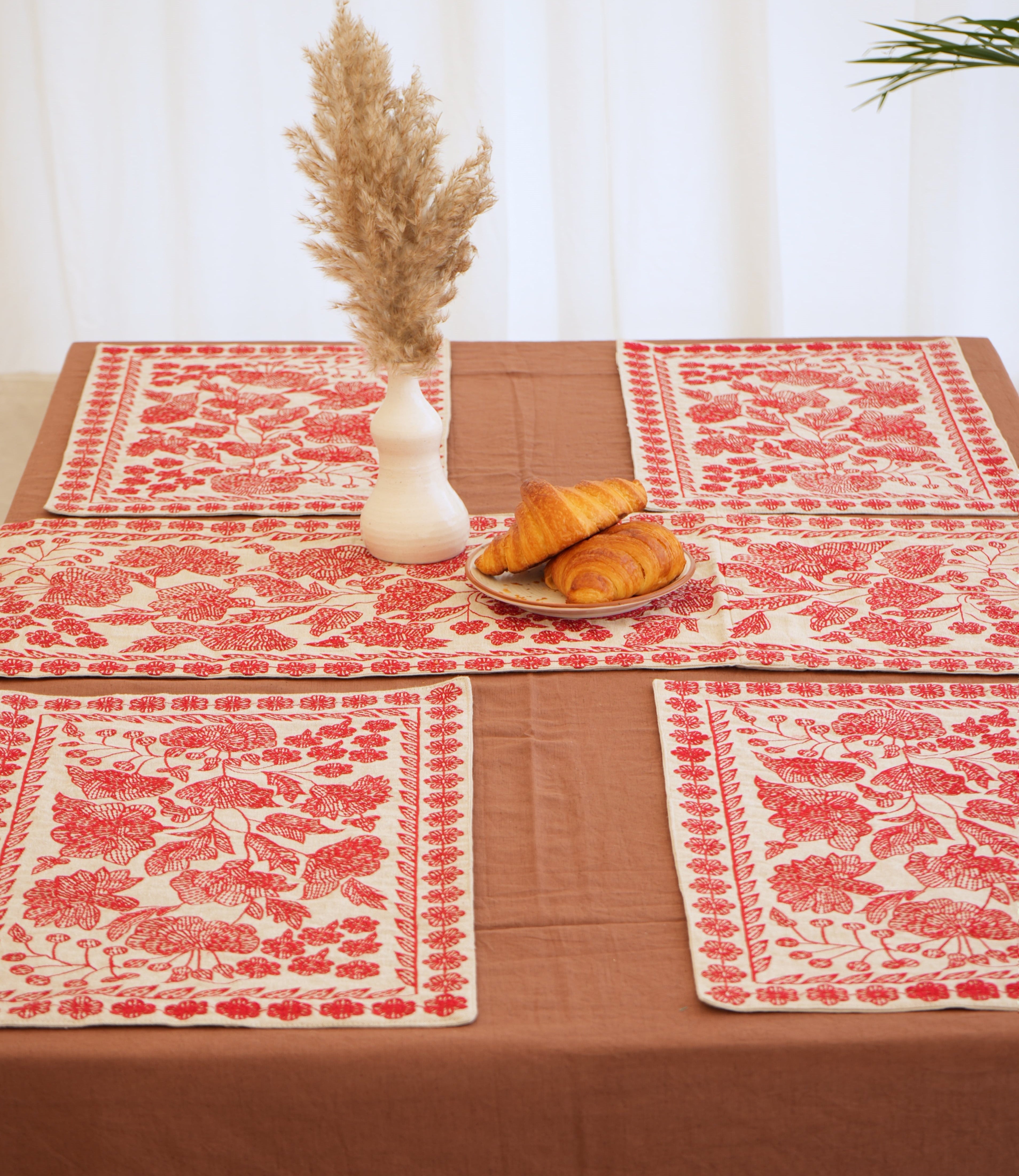 Red Wanderlust Boho Chic Table Placemat – eyesofgypsy