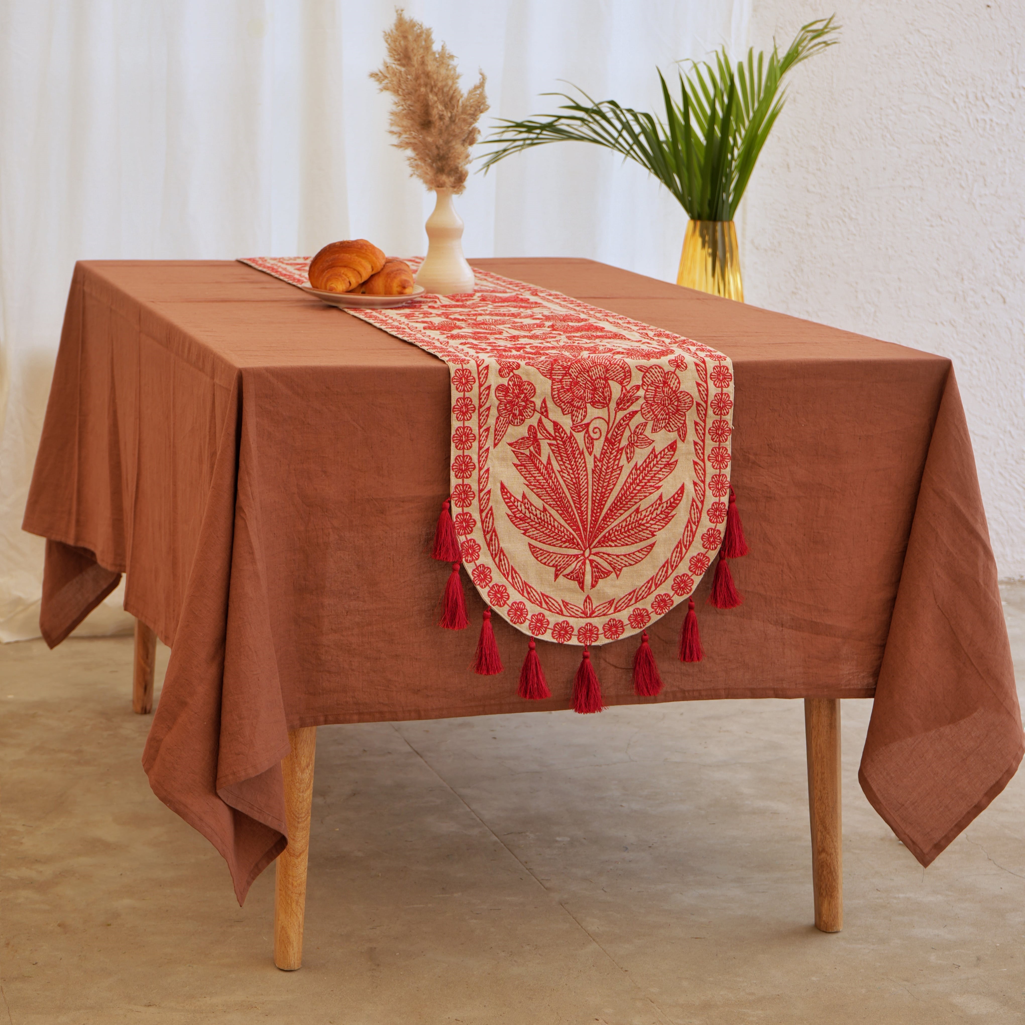 Red Wanderlust Boho Chic Table Runner – eyesofgypsy
