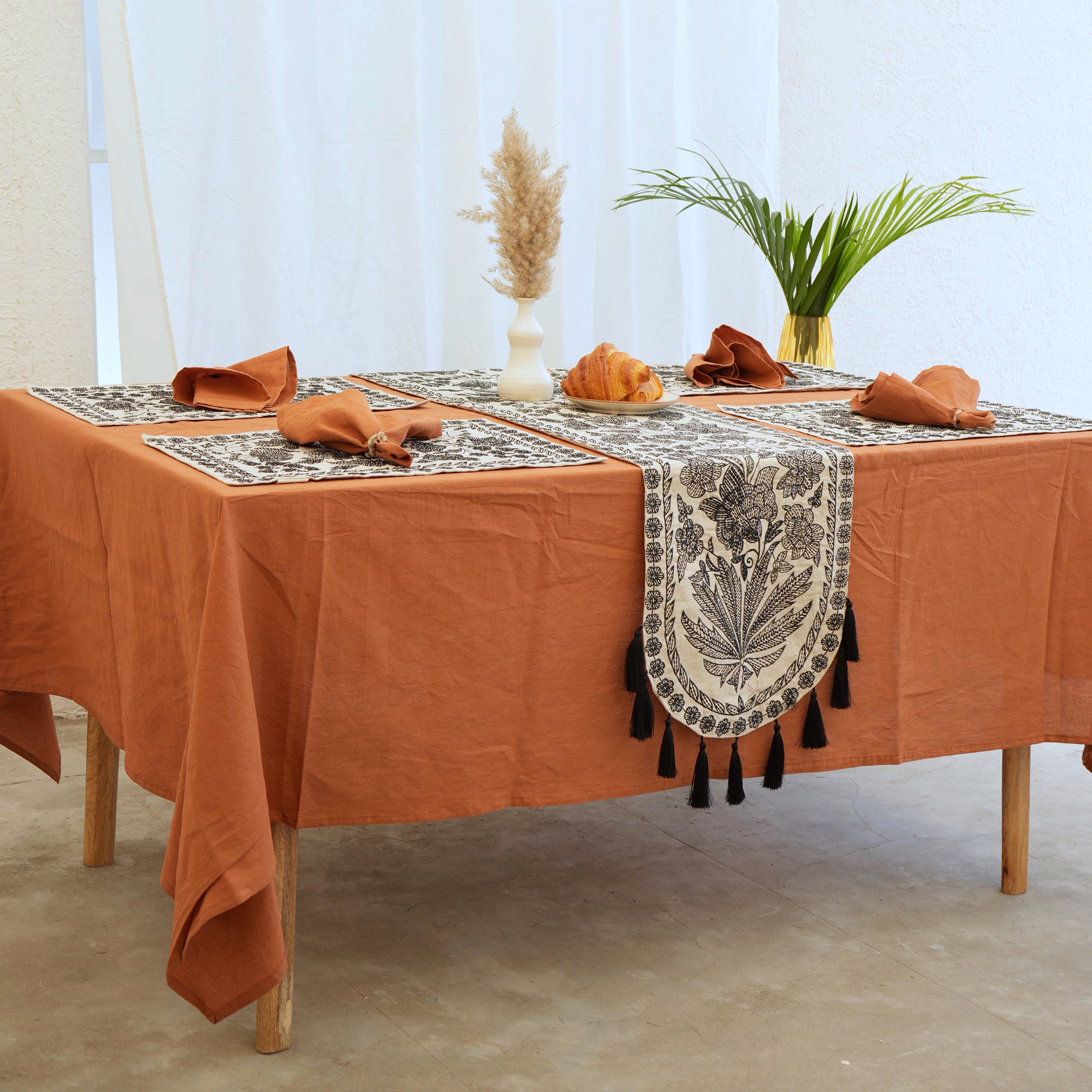 Black Wanderlust Boho Chic Table Runner – eyesofgypsy